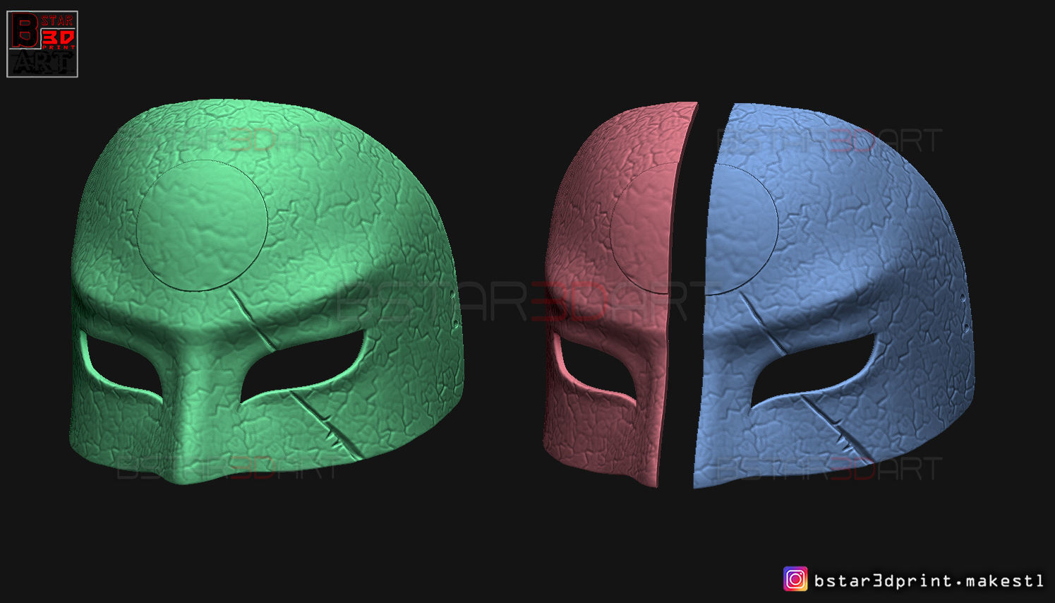 Katana Mask - The Suicide Squad - DC Comics cosplay 3D model 3D ...