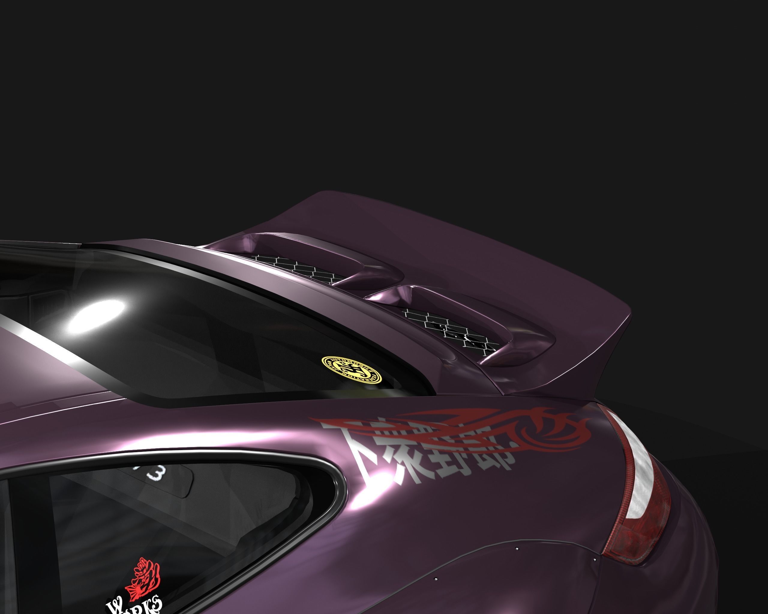 3D model RWB Widebody Kit for Porsche 911 997 VR / AR / low-poly | CGTrader