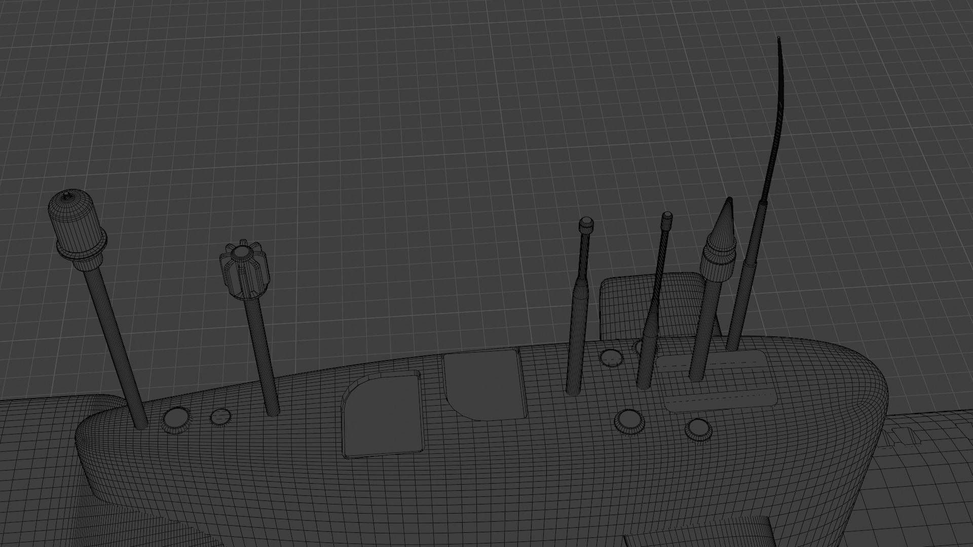 Russian Nuclear Strategic Submarine Project 667BDRM Delfin 3D model ...