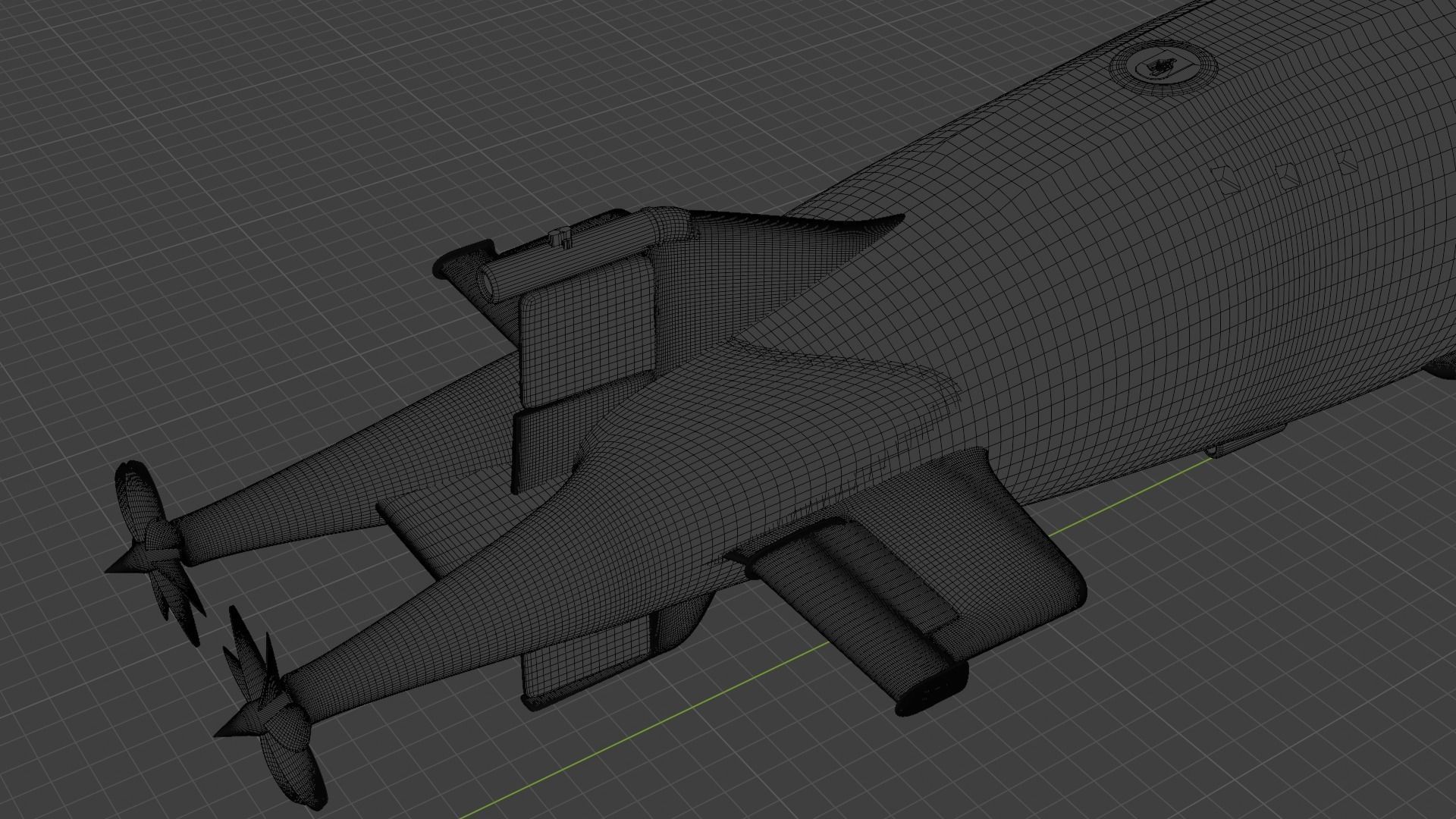 Russian Nuclear Strategic Submarine Project 667BDRM Delfin 3D model ...