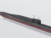 Russian Nuclear Strategic Submarine Project 667BDRM Delfin 3D model ...