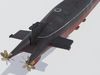 Russian Nuclear Strategic Submarine Project 667BDRM Delfin 3D model ...