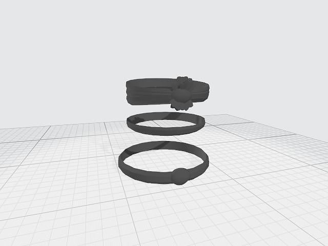 Cloth color red free 3D model | CGTrader