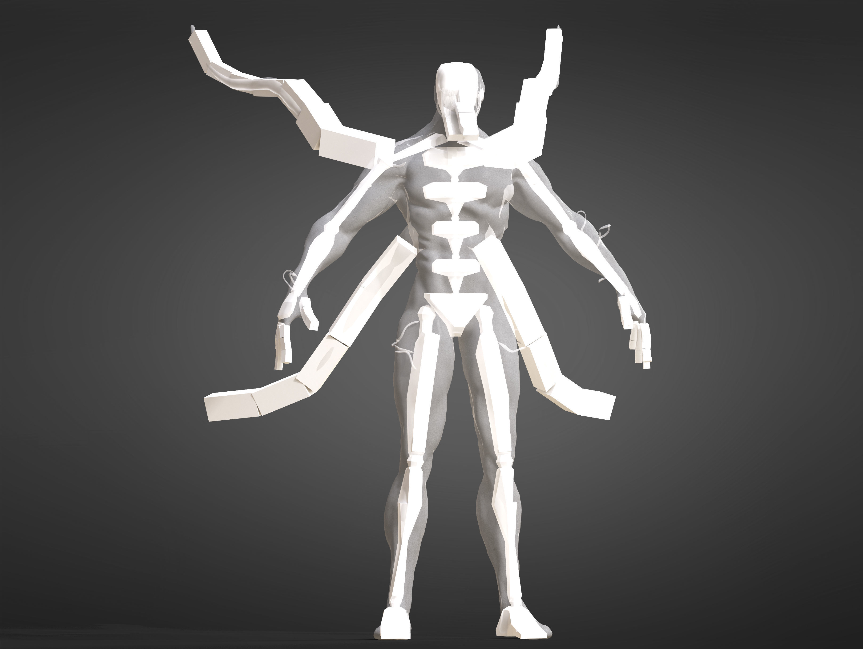 3D model Carnage VR / AR / low-poly rigged | CGTrader