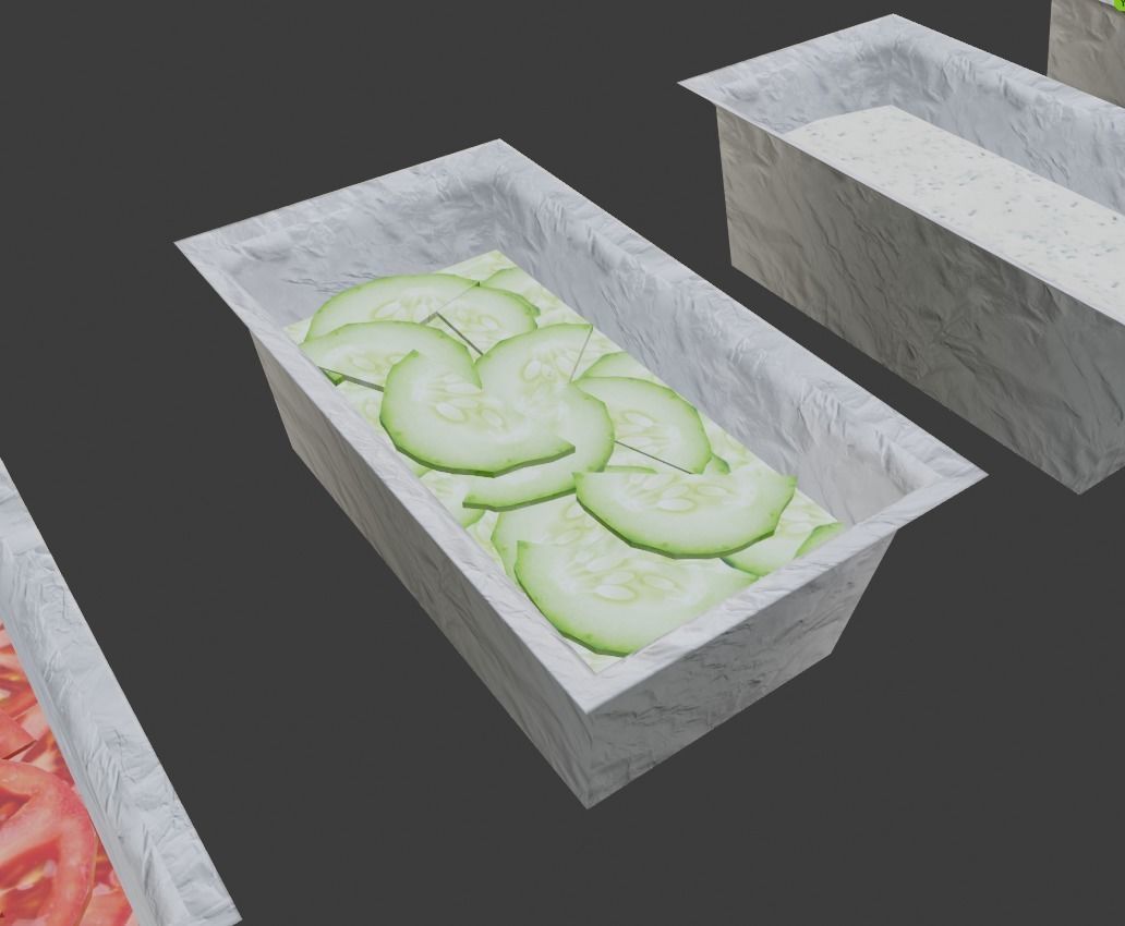 3D model salad pack VR / AR / low-poly | CGTrader