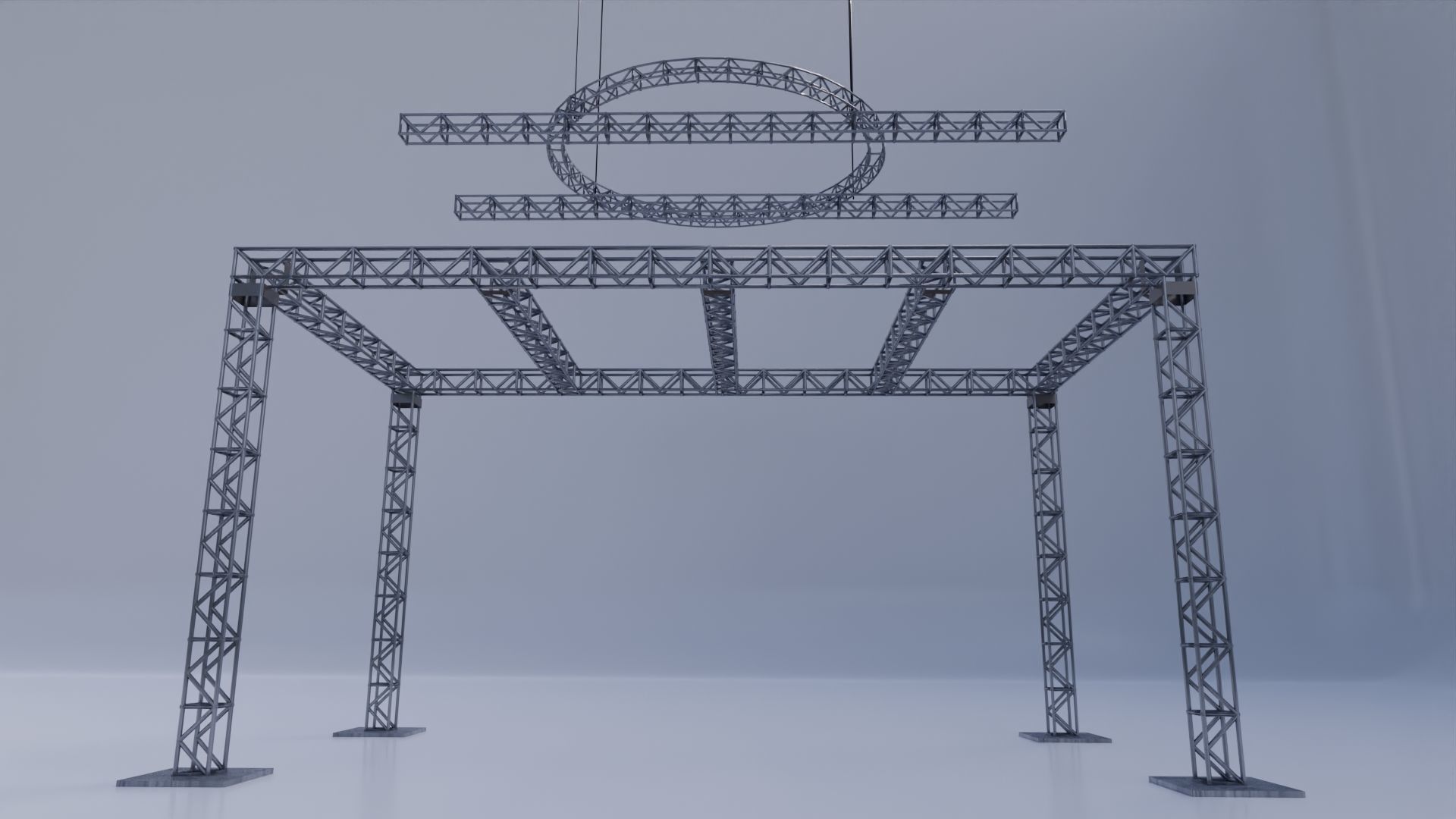3D model Truss Set metal structure VR / AR / low-poly | CGTrader