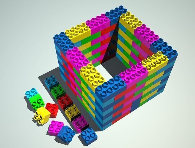 lego toys free 3D model animated | CGTrader