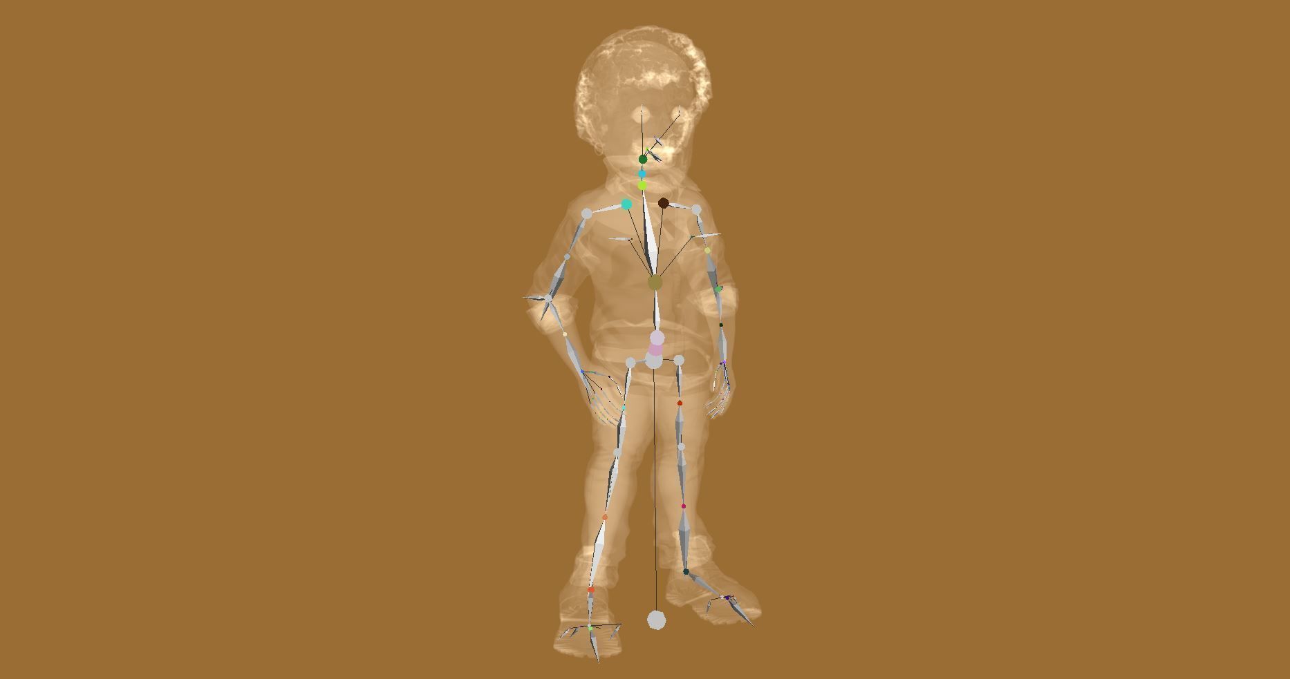 3D model Gabbar cartoon rigged VR / AR / low-poly | CGTrader