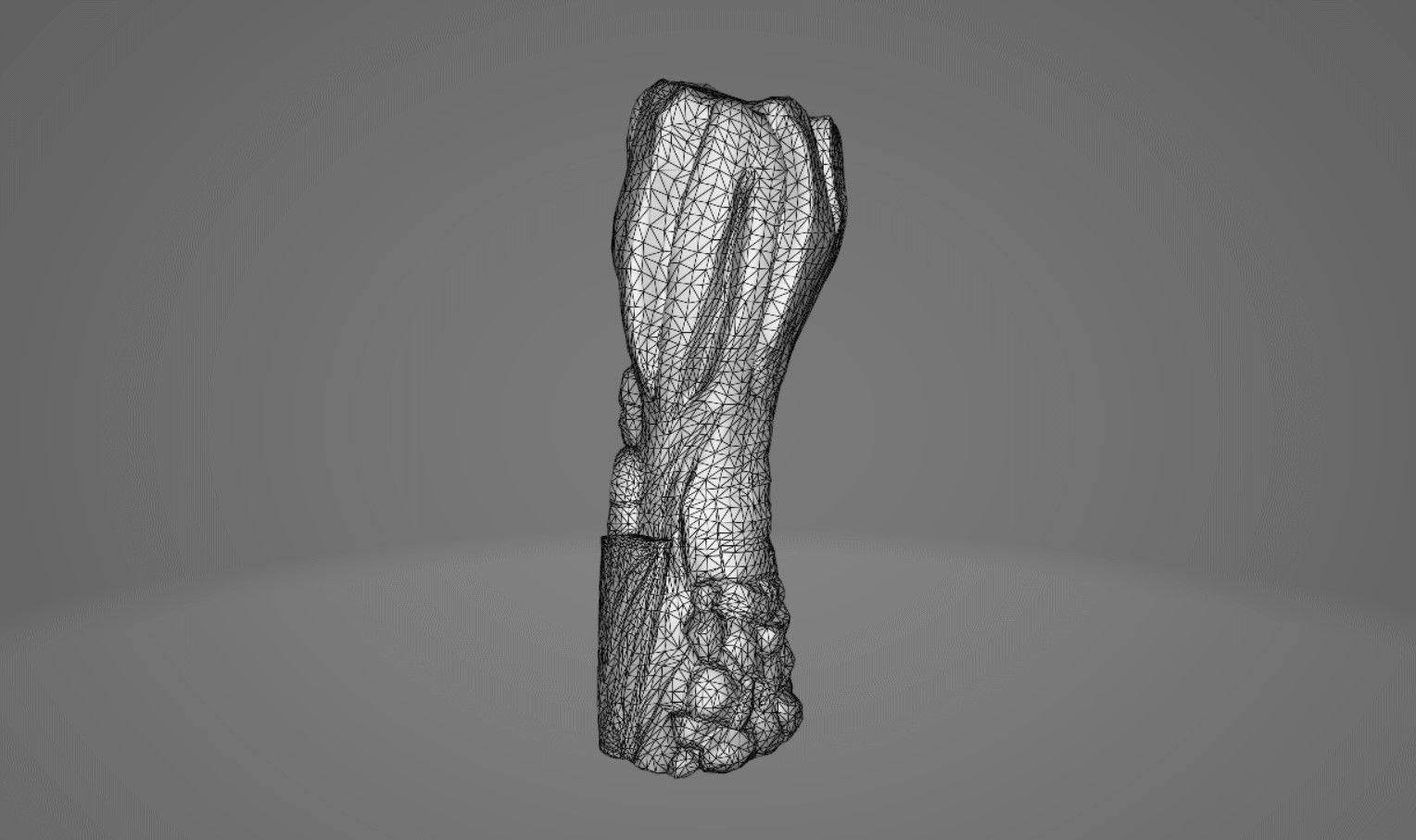 3D model Old Russian pagan idol PBR low-poly game ready VR / AR / low ...