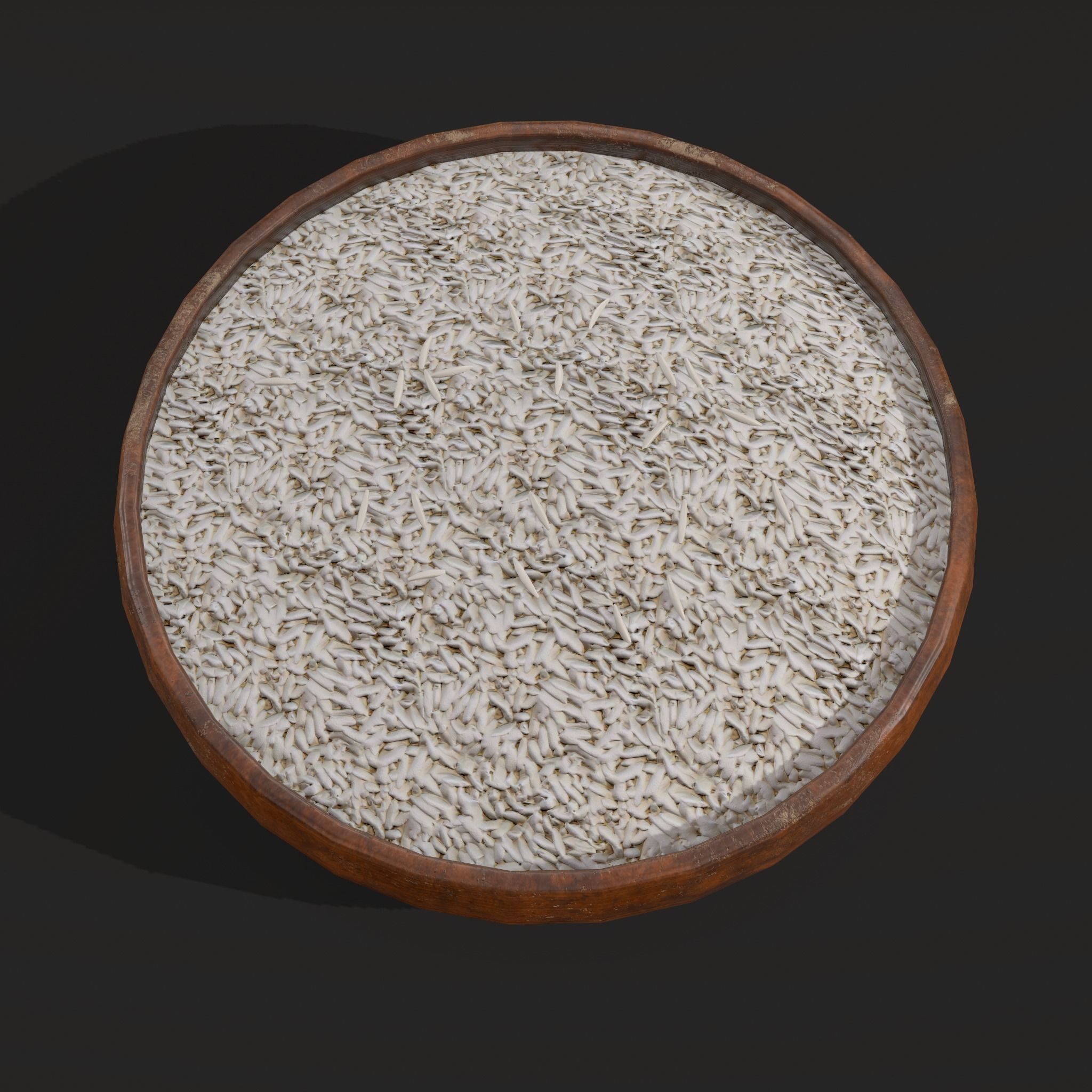 3D model White Rice Bowl VR / AR / low-poly | CGTrader
