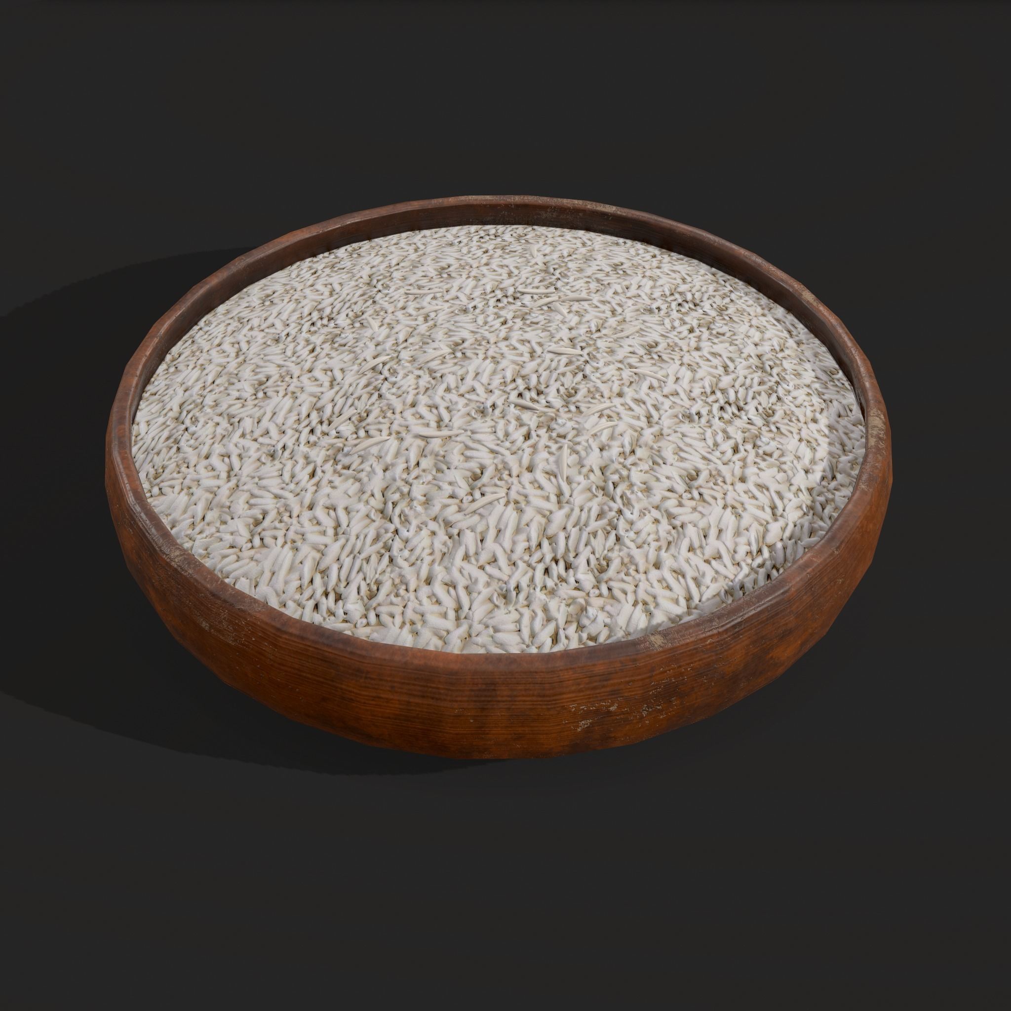3D model White Rice Bowl VR / AR / low-poly | CGTrader