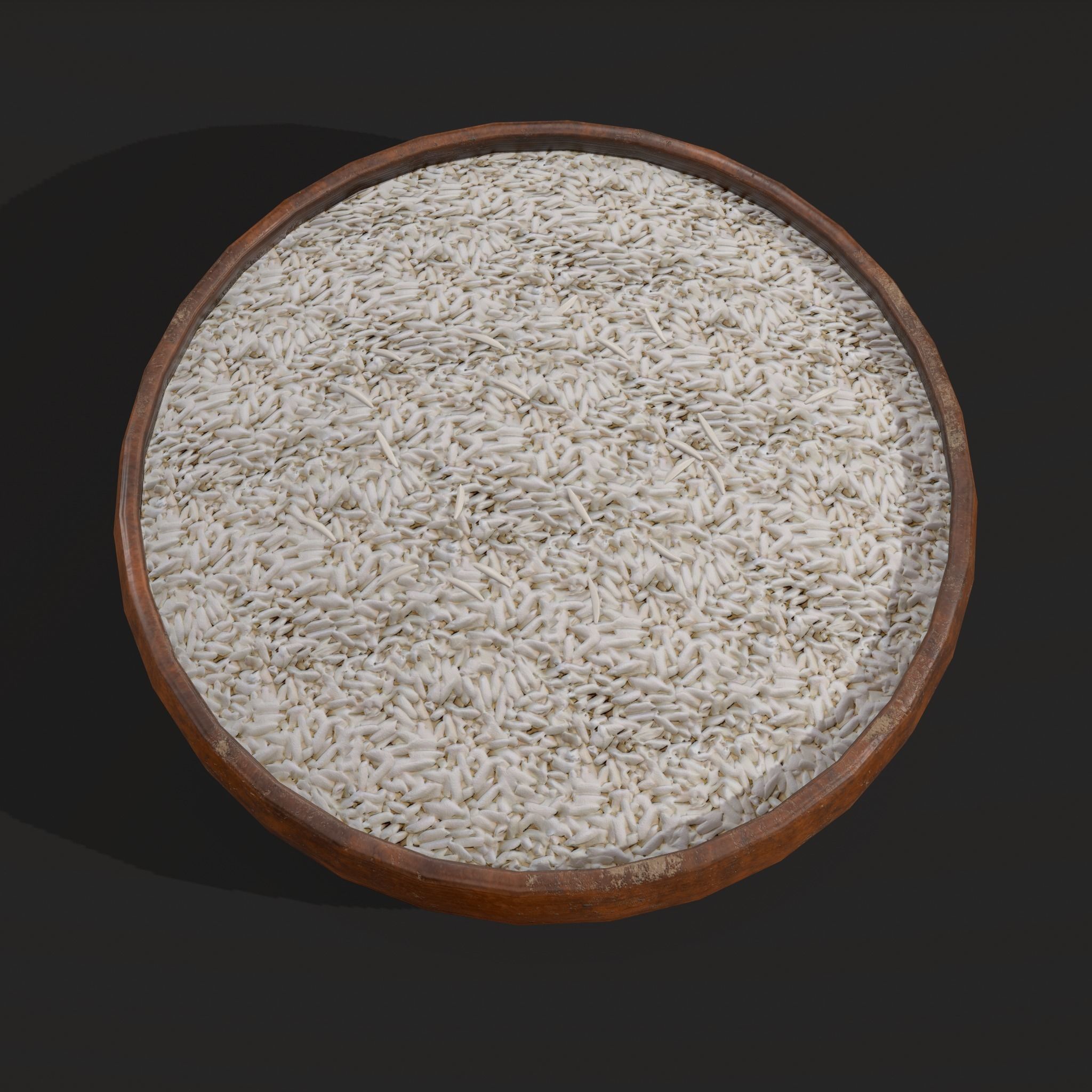 3D model White Rice Bowl VR / AR / low-poly | CGTrader