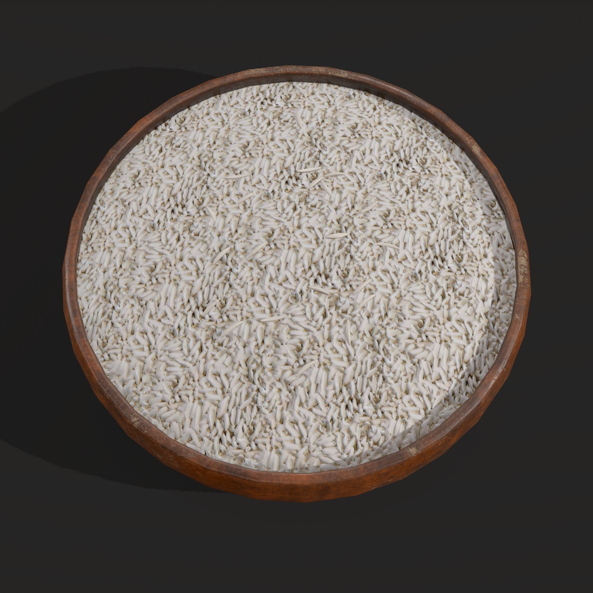 3D model White Rice Bowl VR / AR / low-poly | CGTrader