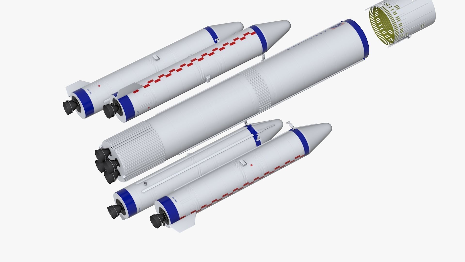 Long March CZ-2F 3D model | CGTrader