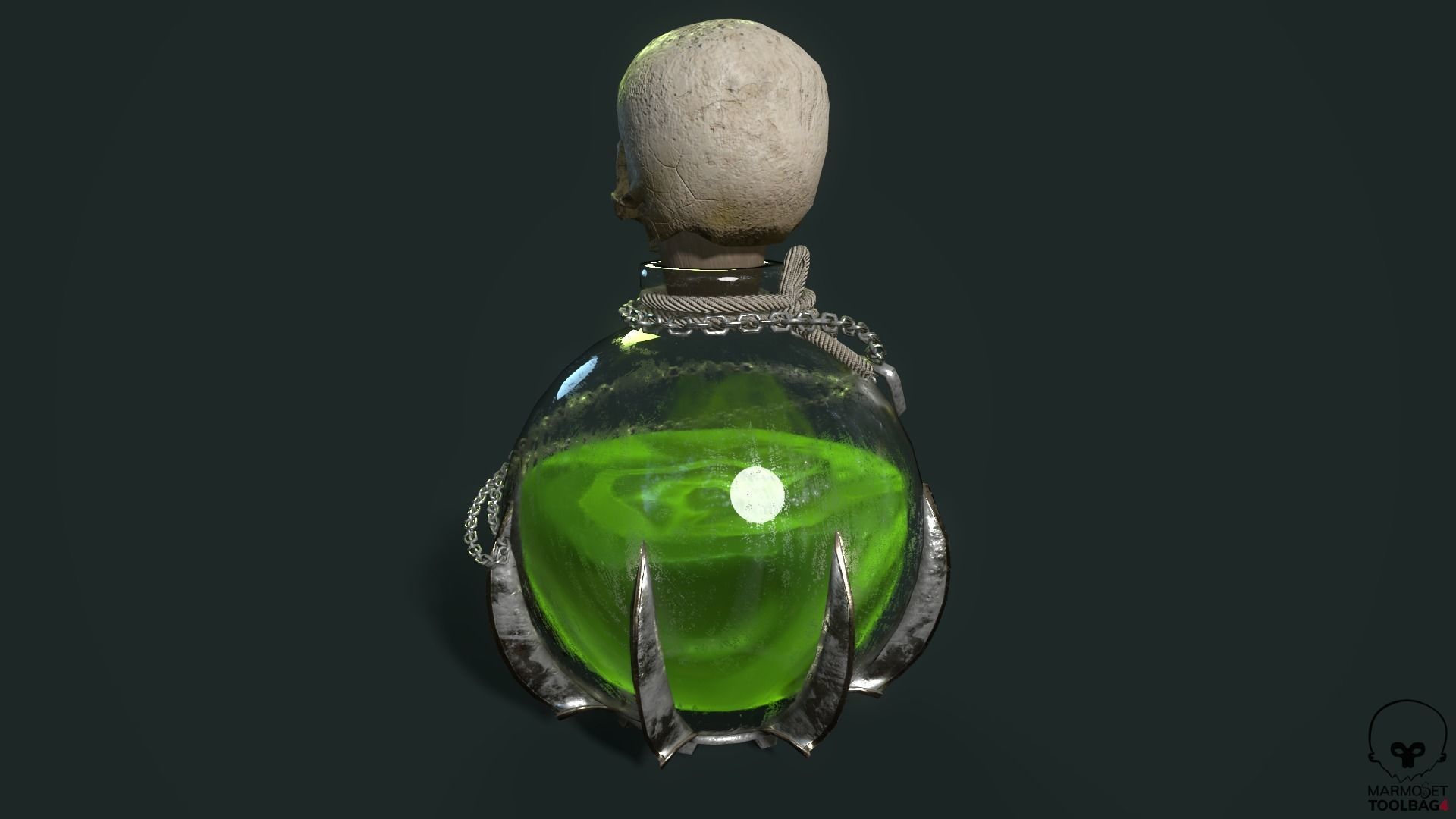 3D model Lowpoly Poison Potion Bottle VR / AR / low-poly | CGTrader