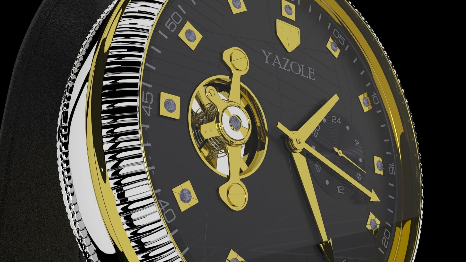 Yazole Watch free VR / AR / low-poly 3D model | CGTrader