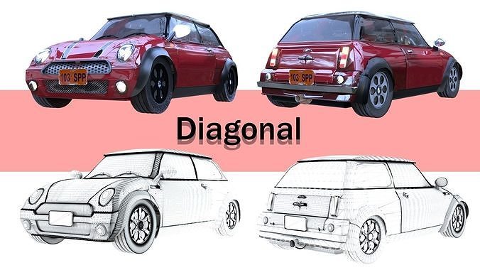 Vehicle Mini PBR 3D model | CGTrader
