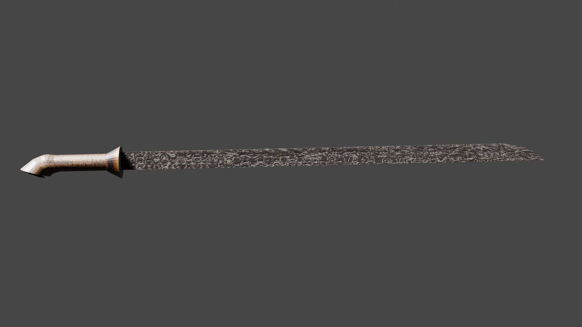 3D model Tenegre Sword or Visayan Sword VR / AR / low-poly | CGTrader