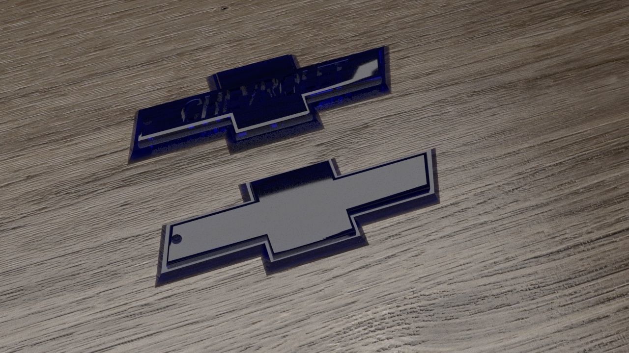 Chevrolet logo keychain 3D print model 3D print model 3D model 3D ...