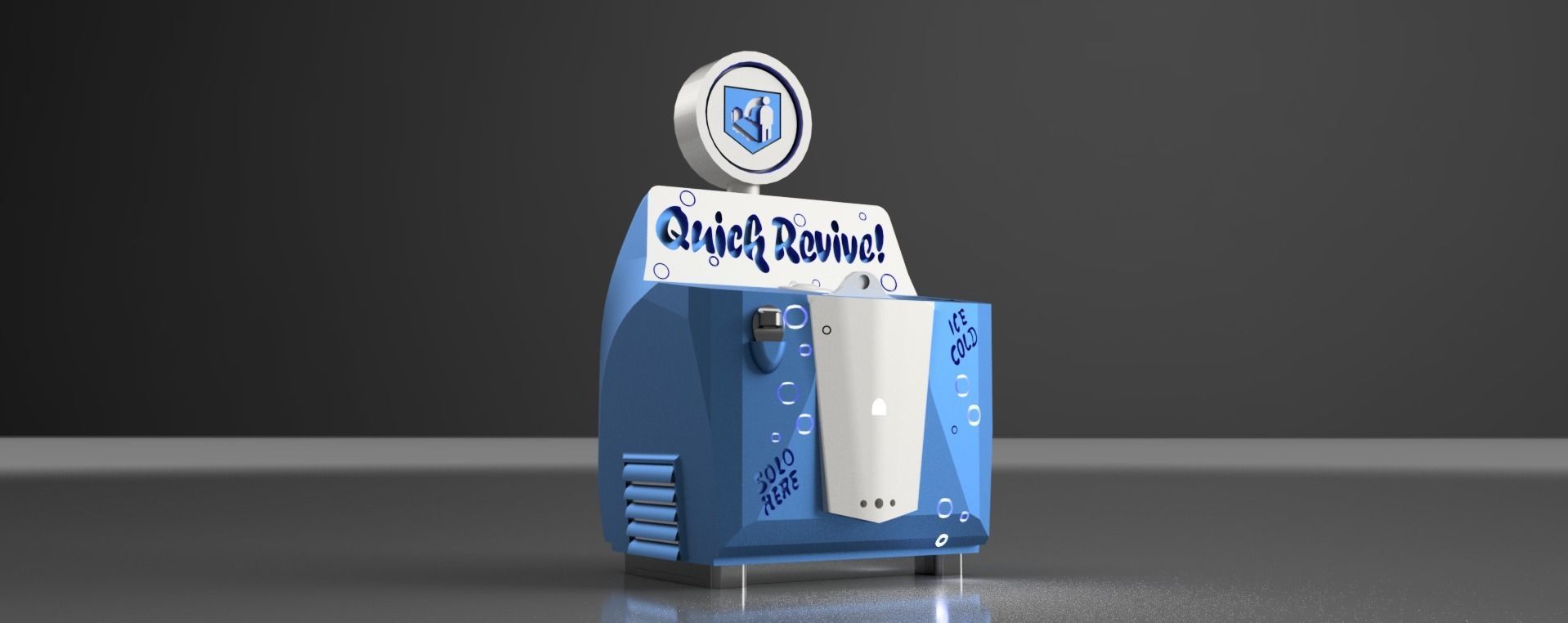 QUICK REVIVE CALL OF DUTY ZOMBIE 3D model 3D printable | CGTrader