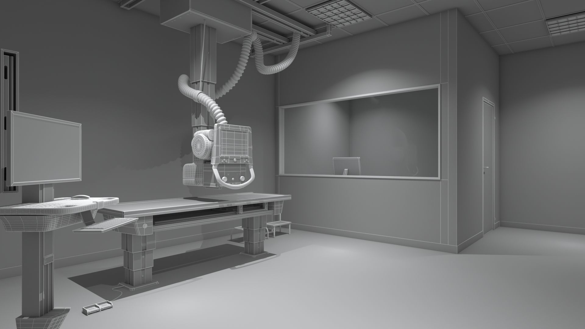 RADIOLOGY X-ray room 3D model | CGTrader