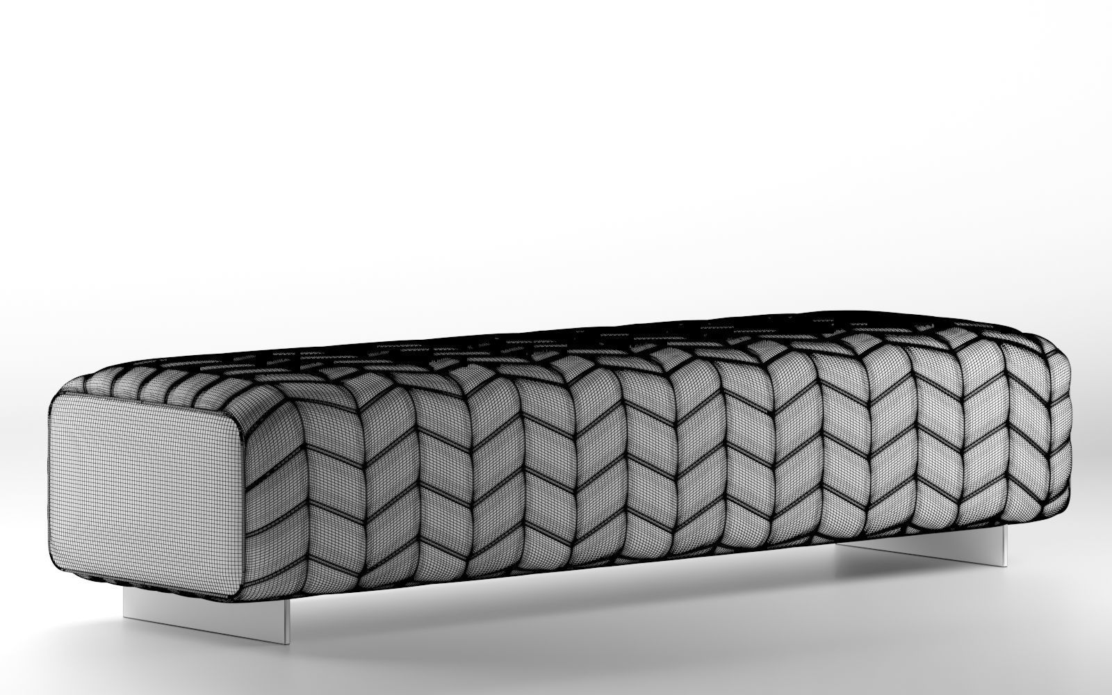 Quincy Bench Minotti 3D model | CGTrader