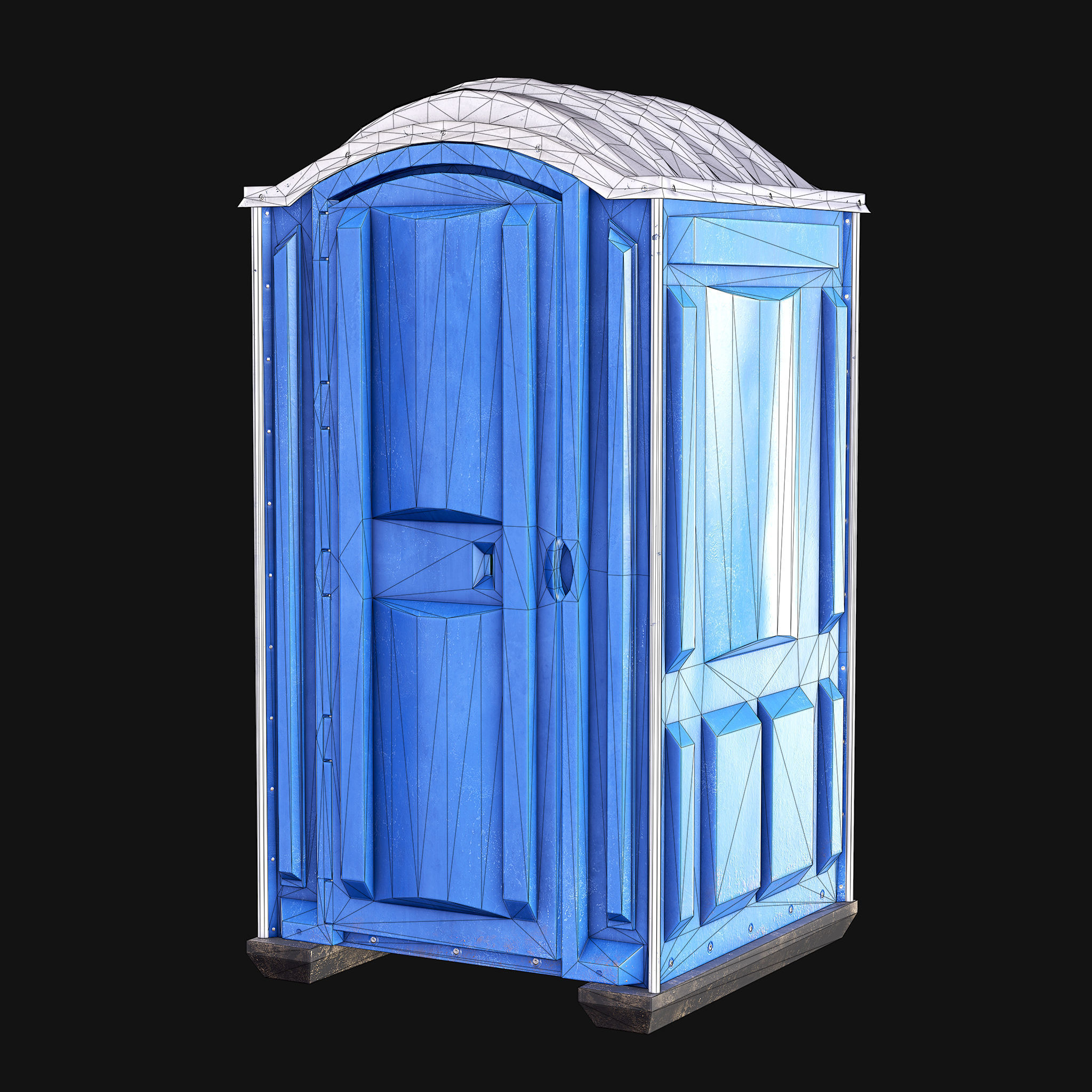3D model Portaloo Portable Toilet VR / AR / low-poly | CGTrader