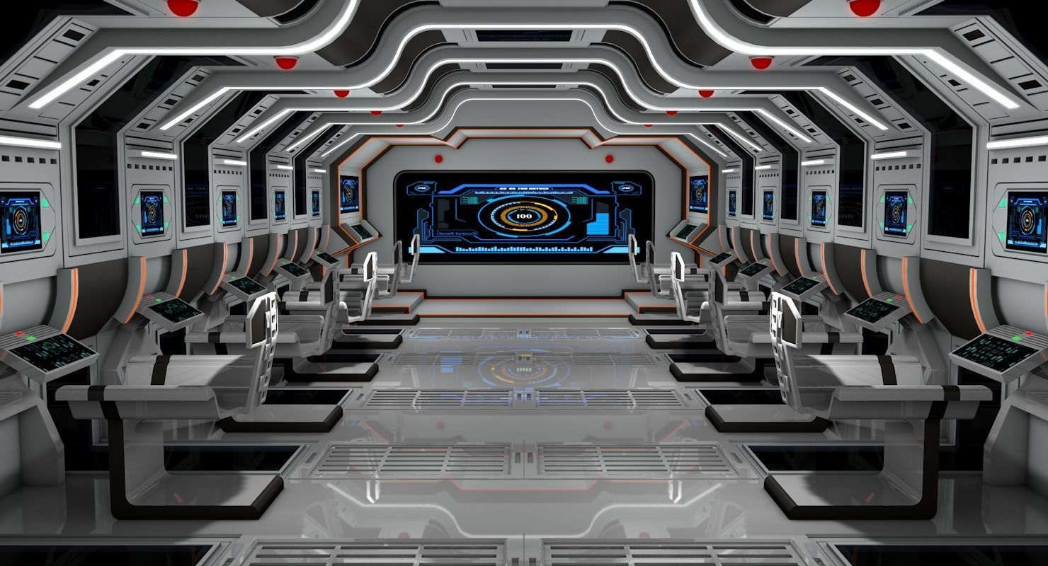 Spaceship Interior 3D model | CGTrader