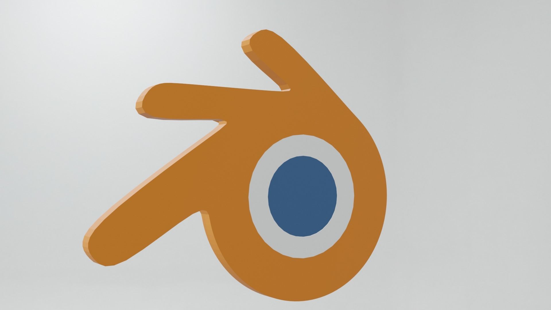 Blender Logo 3D Model free VR / AR / low-poly 3D model | CGTrader