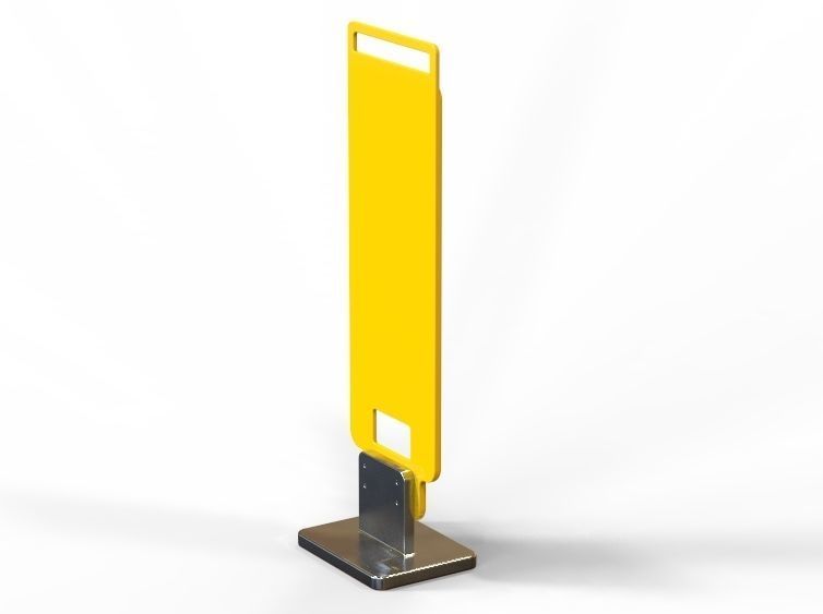 Road Wet Sign Reflexive 3D model 3D printable | CGTrader