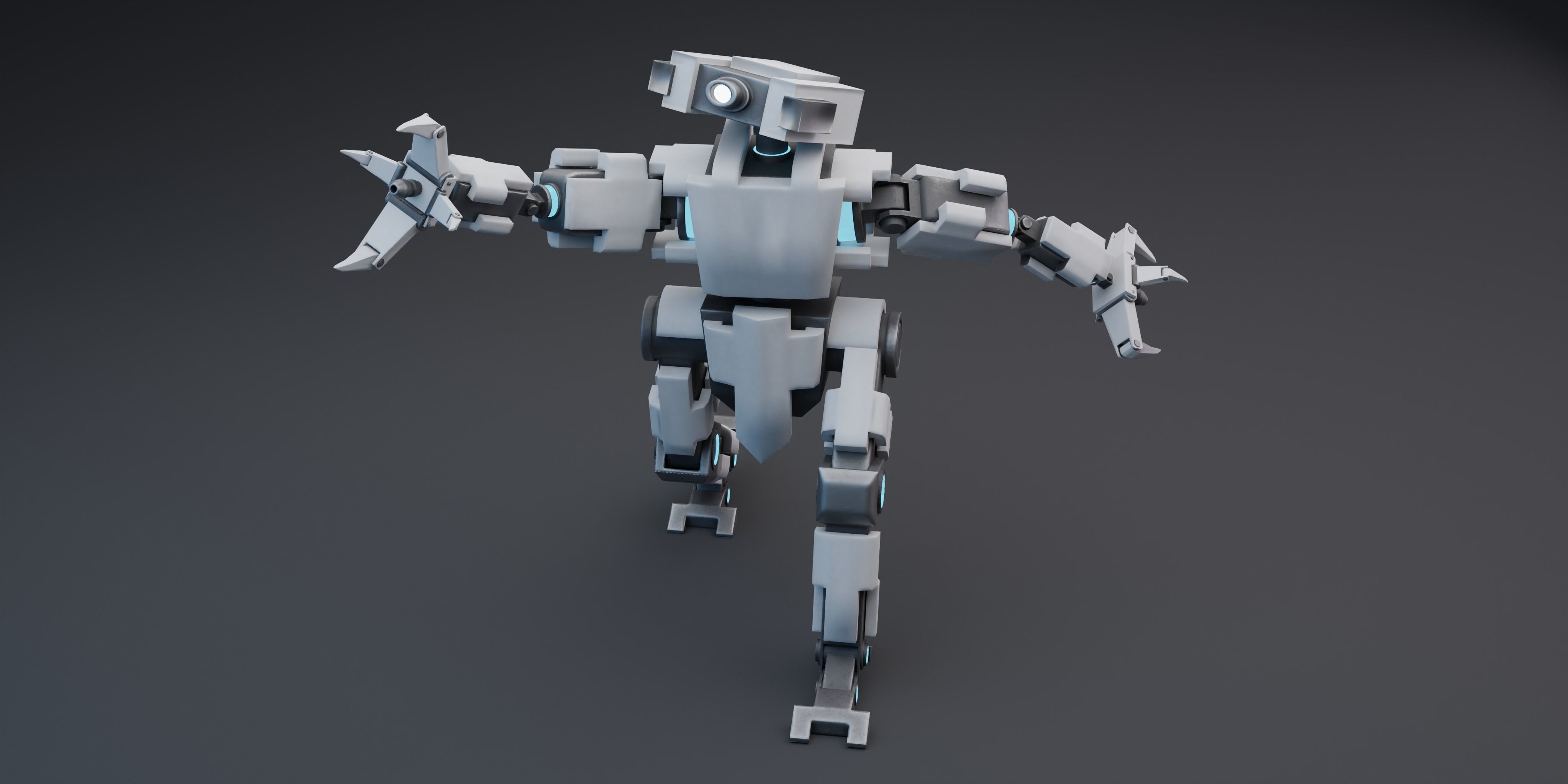 3D model Stylized Robot VR / AR / low-poly | CGTrader