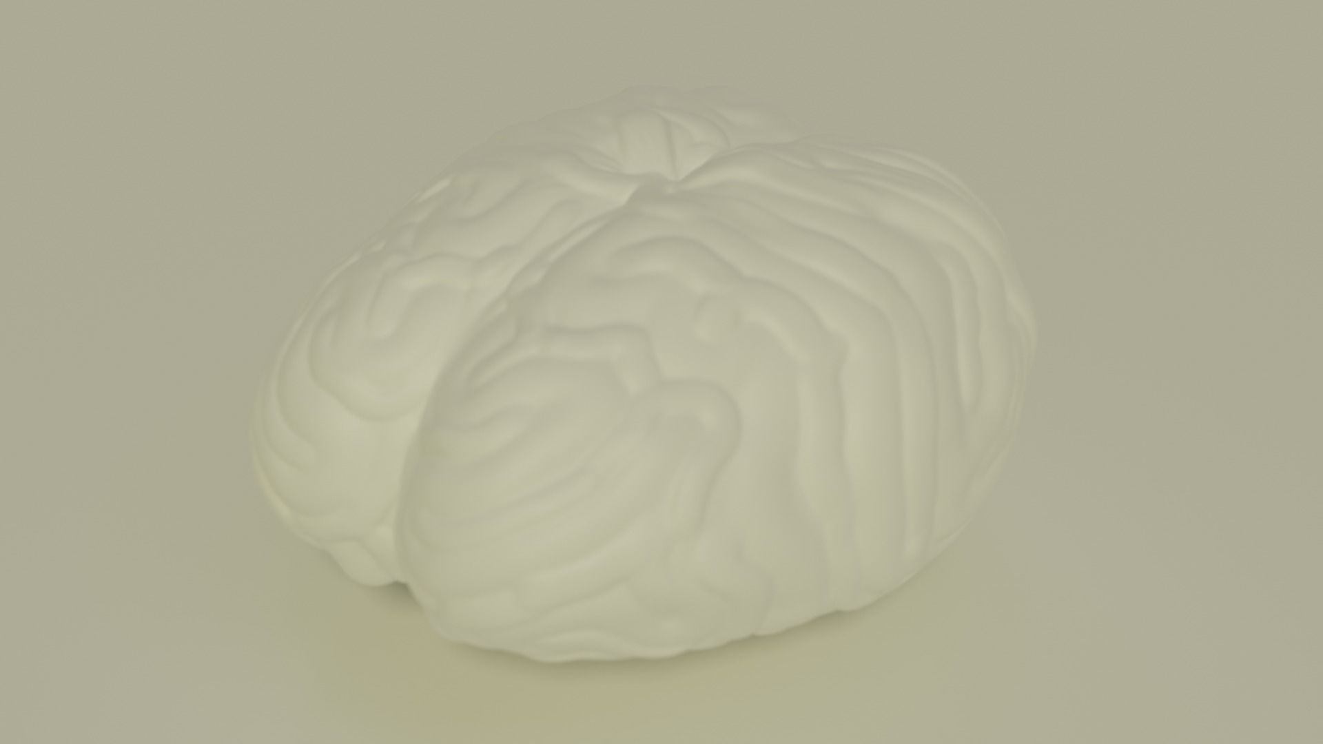 Simple Brain 3D model 3D printable | CGTrader