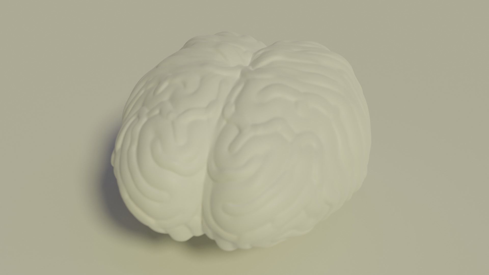 Simple Brain 3D model 3D printable | CGTrader