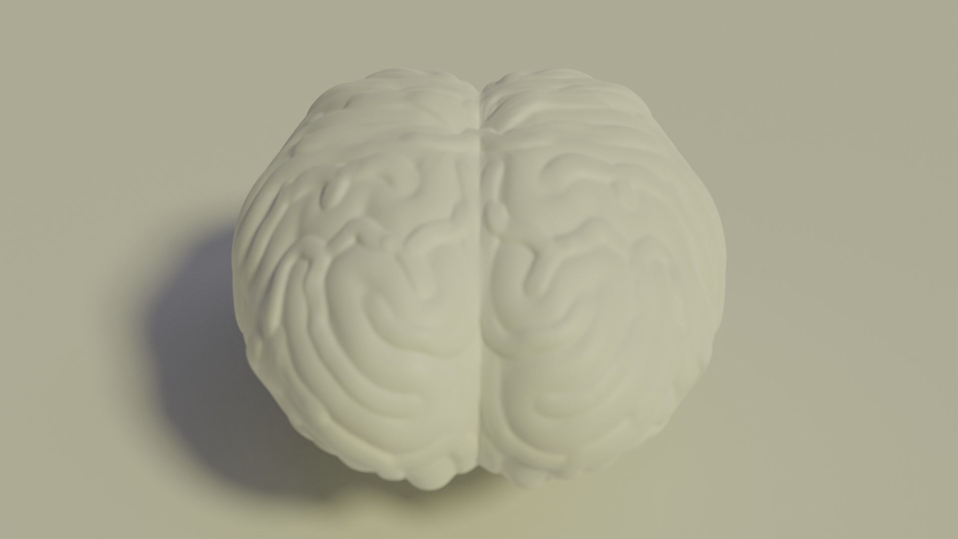 Simple Brain 3D model 3D printable | CGTrader