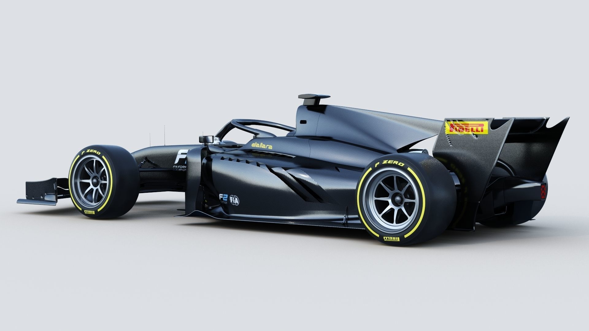 Dallara F2 2021 3D model | CGTrader