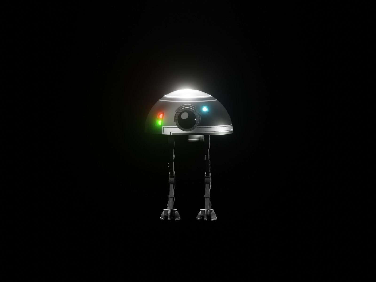 3D model rigged star wars droid bot VR / AR / low-poly | CGTrader