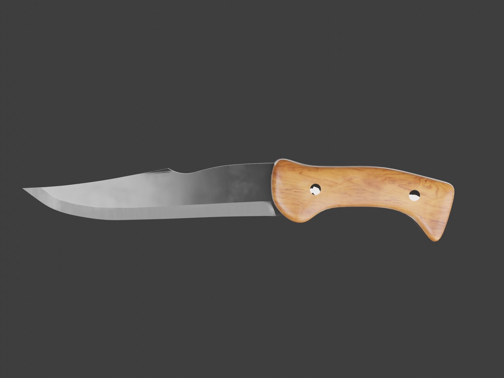 Hunting Knife 3d model free VR / AR / low-poly 3D model | CGTrader