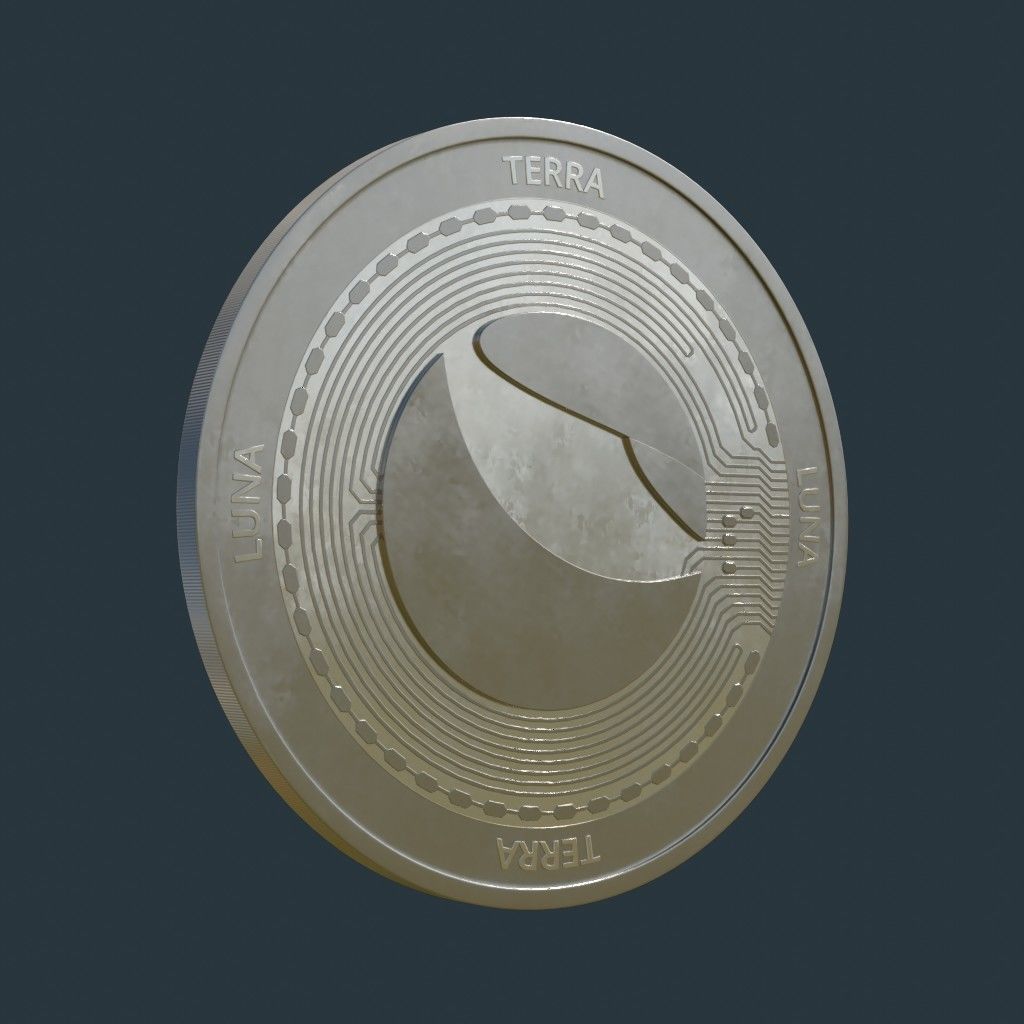 Terra LUNA - Cryptocurrency Coin - RIP free 3D model | CGTrader