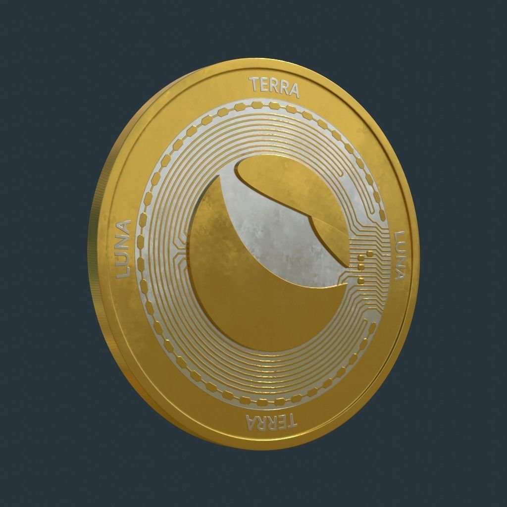 Terra LUNA - Cryptocurrency Coin - RIP free 3D model | CGTrader