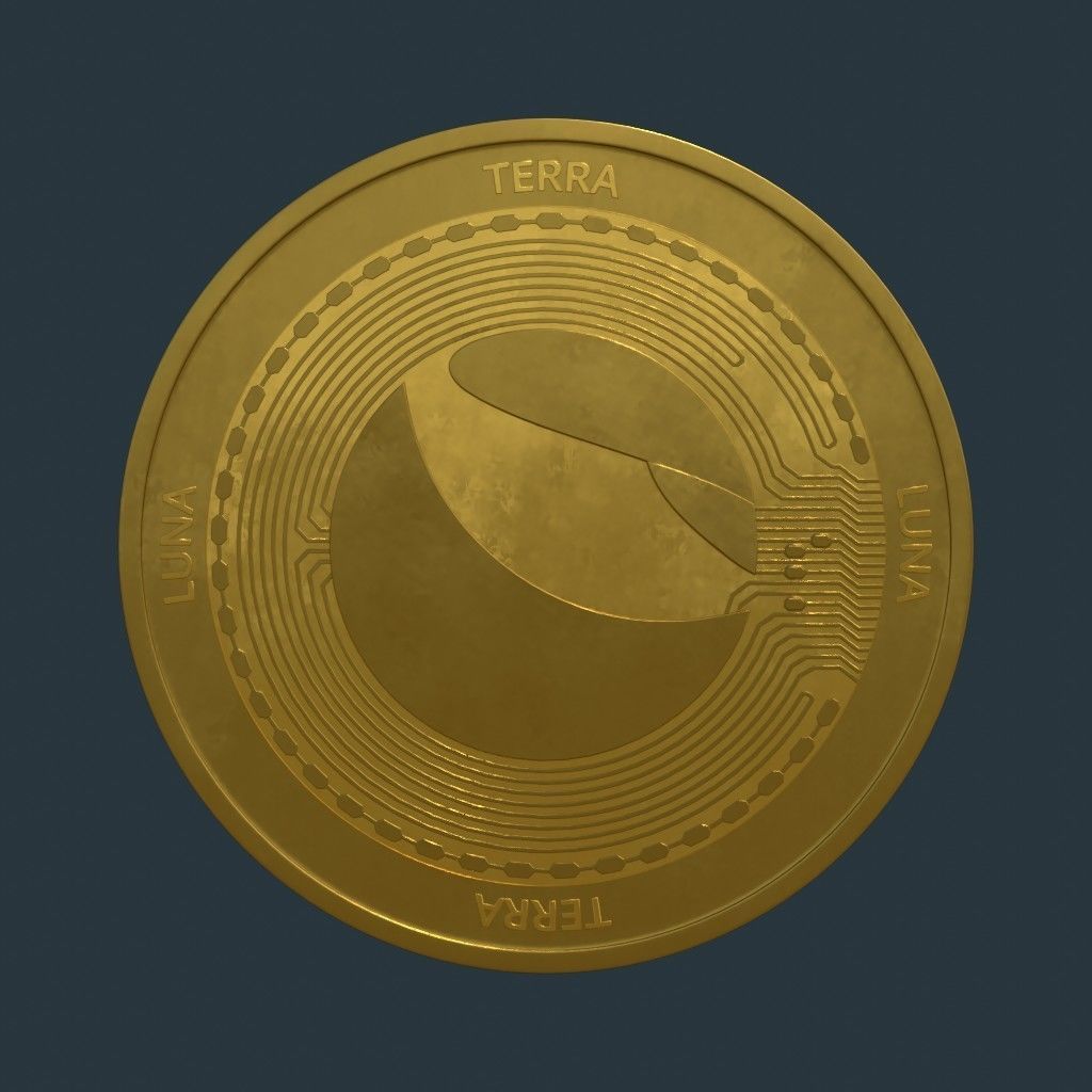 Terra LUNA - Cryptocurrency Coin - RIP free 3D model | CGTrader