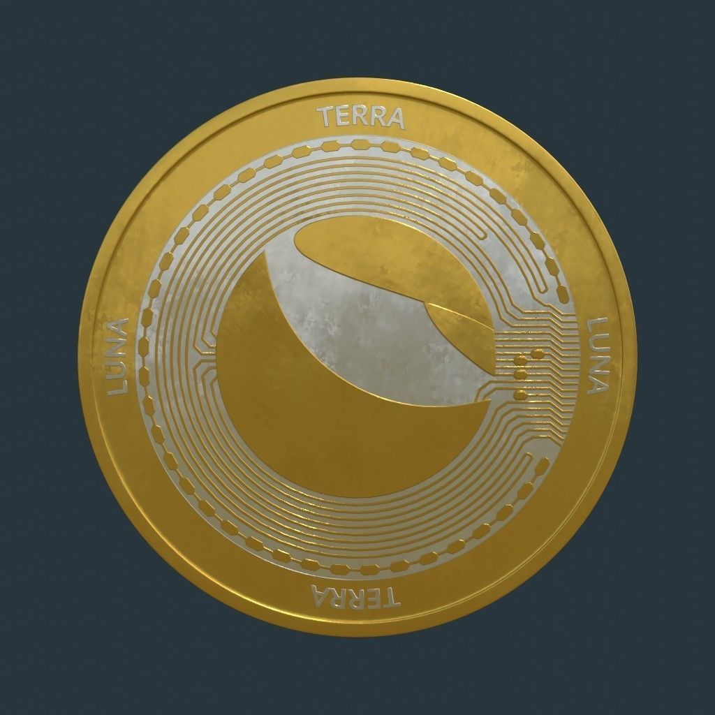 Terra LUNA - Cryptocurrency Coin - RIP free 3D model | CGTrader