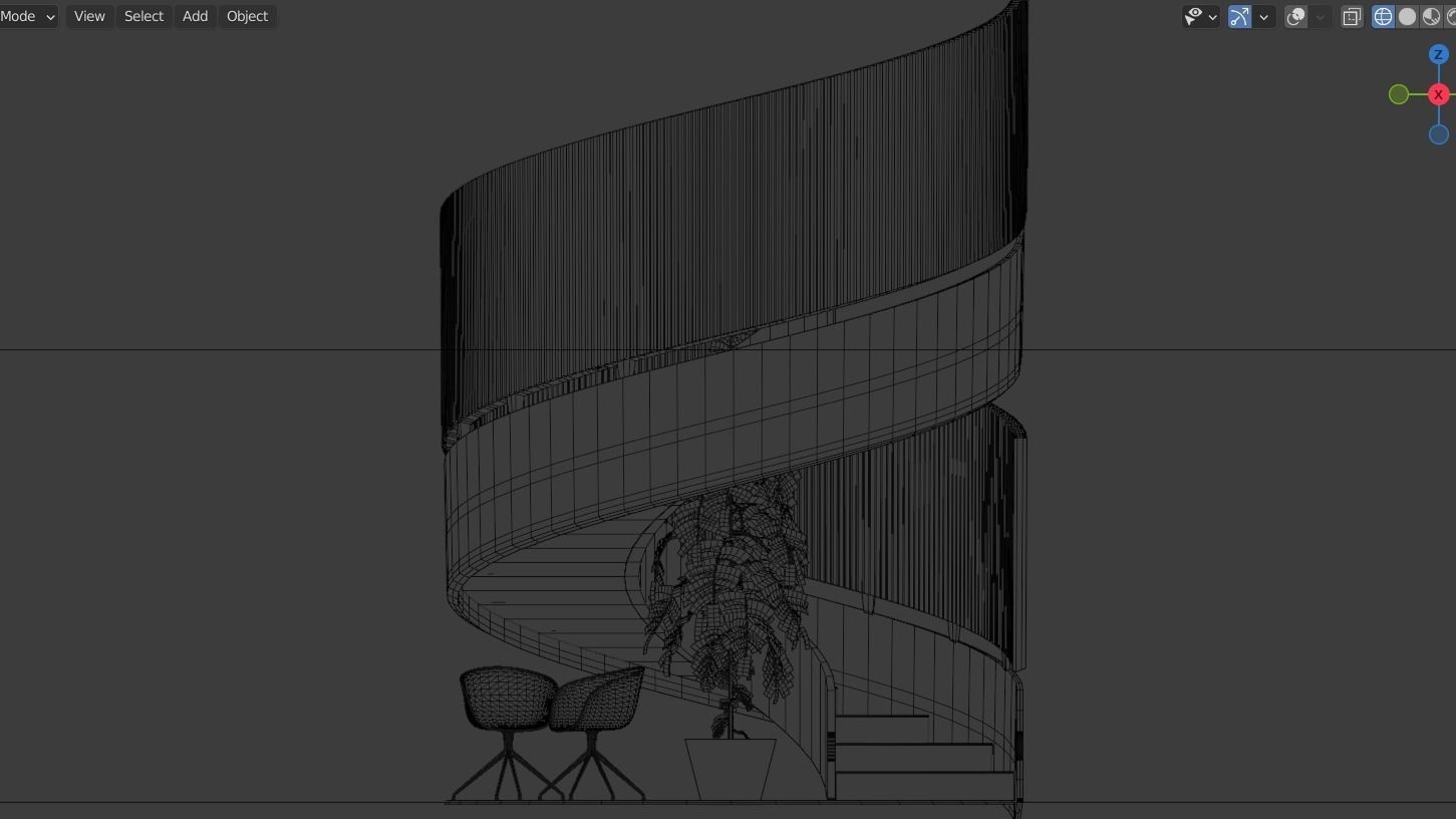 loop stairs 3D model | CGTrader