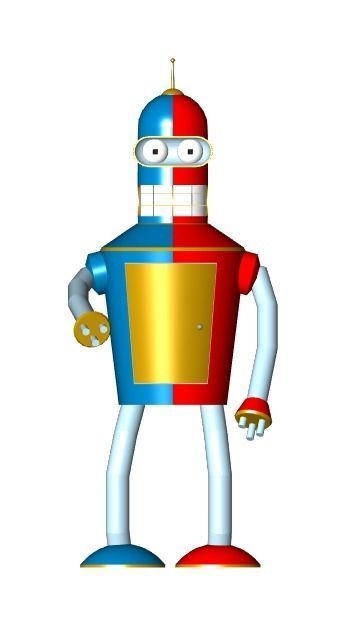 ARC-03-BENDER ROBOT 3D MODEL 3D model | CGTrader