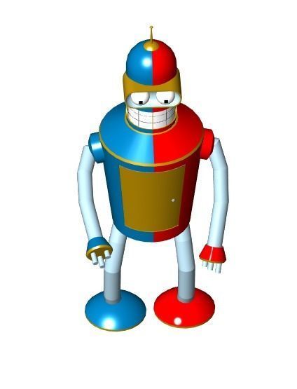 ARC-03-BENDER ROBOT 3D MODEL 3D model | CGTrader