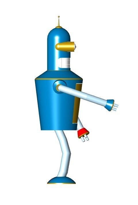 ARC-03-BENDER ROBOT 3D MODEL 3D model | CGTrader