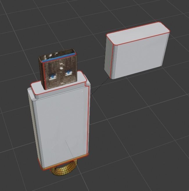 3D model USB Flash Drive VR / AR / low-poly | CGTrader