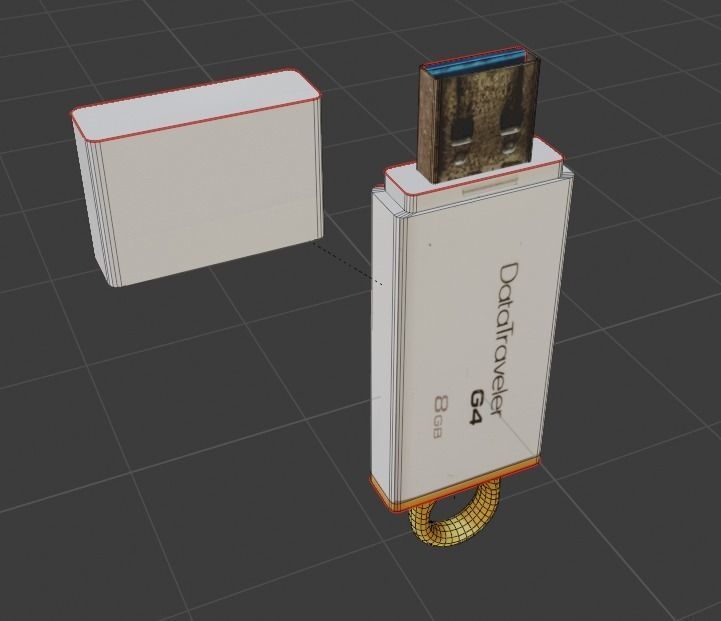 3D model USB Flash Drive VR / AR / low-poly | CGTrader