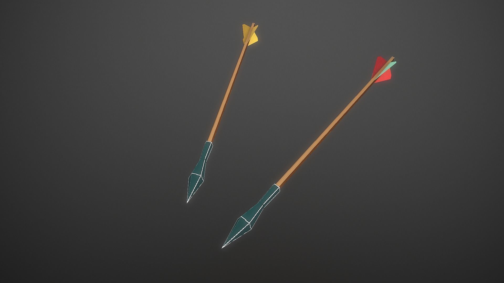 3D model Double Crossbow Stylized Cartoon VR / AR / low-poly | CGTrader