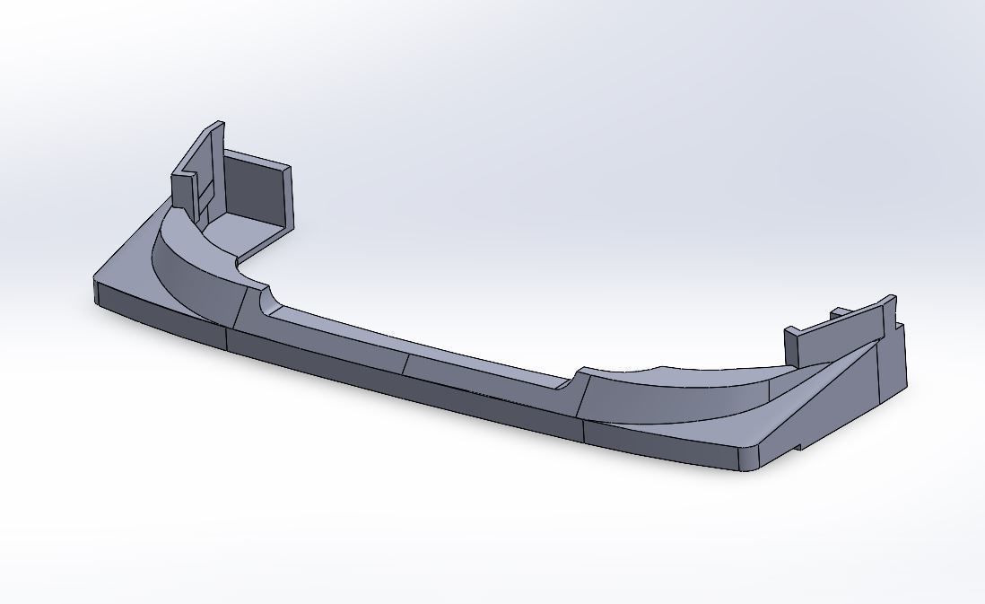 Voltex Lip Splitter Evo X For RC or Diecast 3D model 3D printable ...