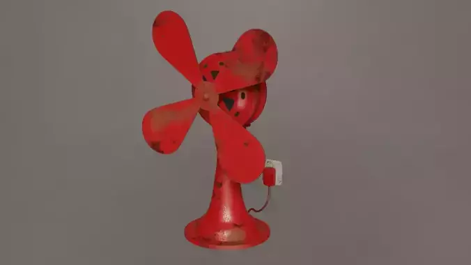 Desk Fan 3D model | CGTrader